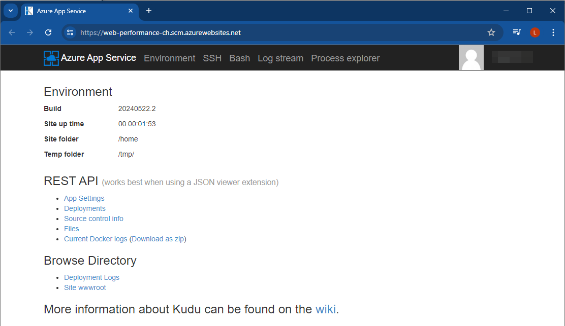 New Kudu for Linux App Service | Web-Performance Blog